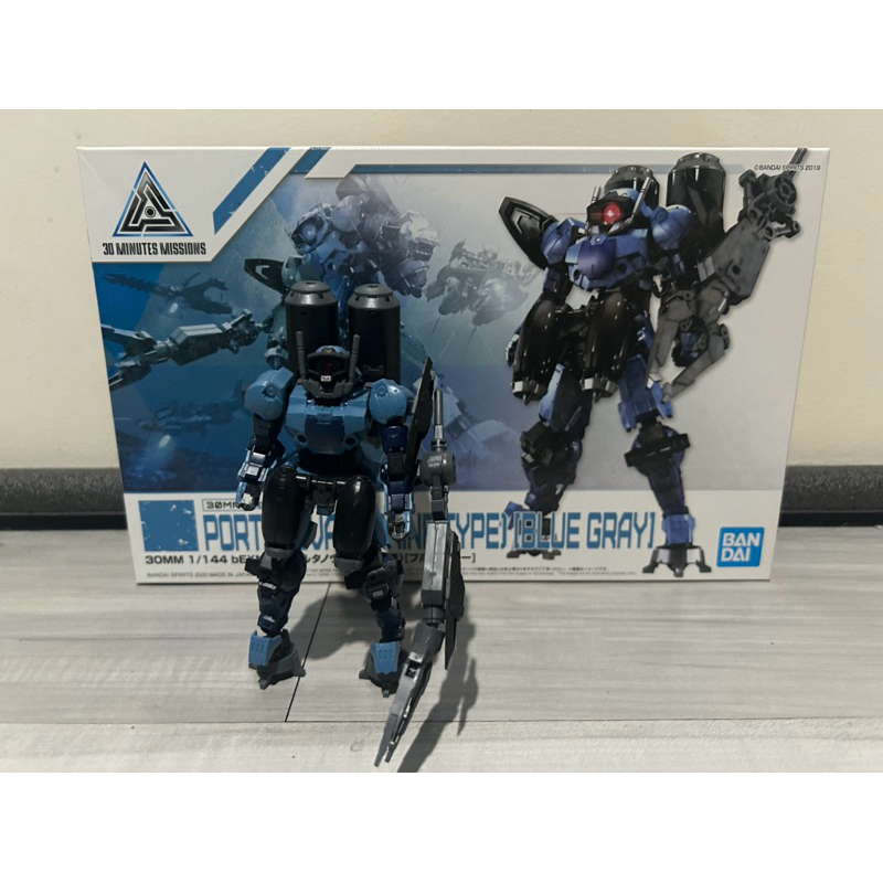 30MM beXM-15 Portanova Marine Type Blue Gray ( ประกอบแล้ว ) | Shopee ...