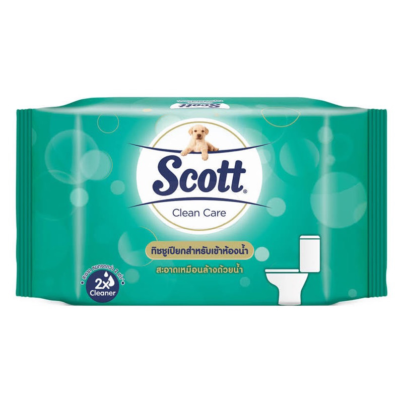 Scott clean care extra care moist toilet wipes 38 sheets สก็อต ทิชชู่ ...