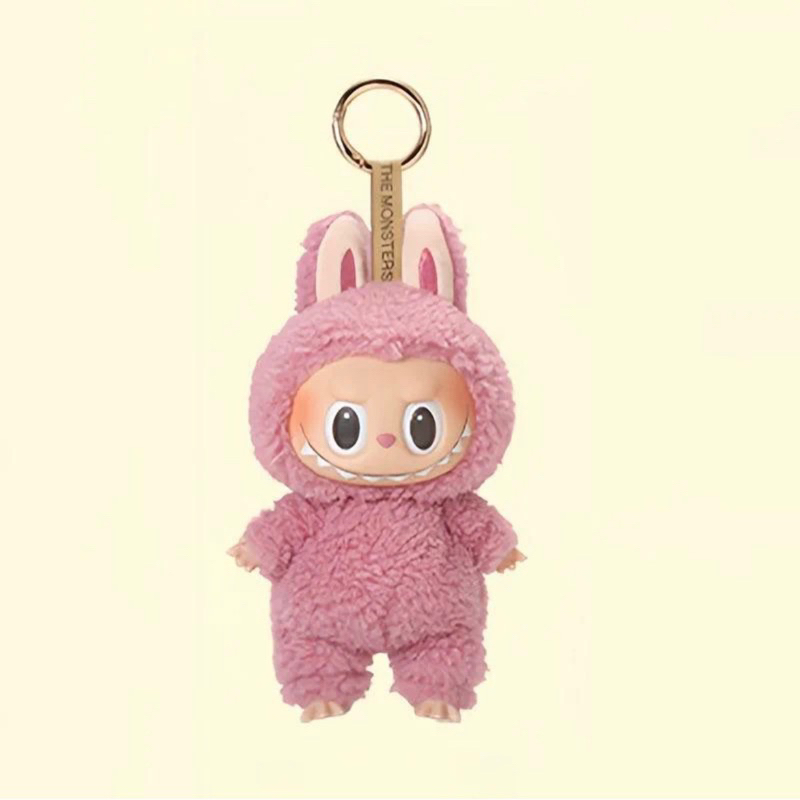 ตุ๊กตา Labubu popmart (สีชมพู) | Shopee Thailand