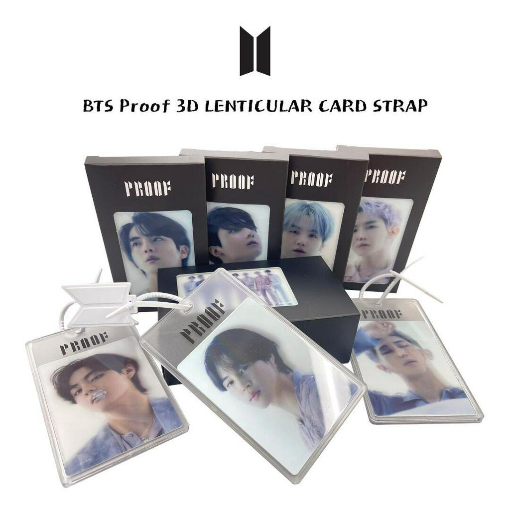 [พร้อมส่ง] BTS Proof 3D LENTICULAR PREMIUM CARD STRAP (K-POP) เลนติ ...