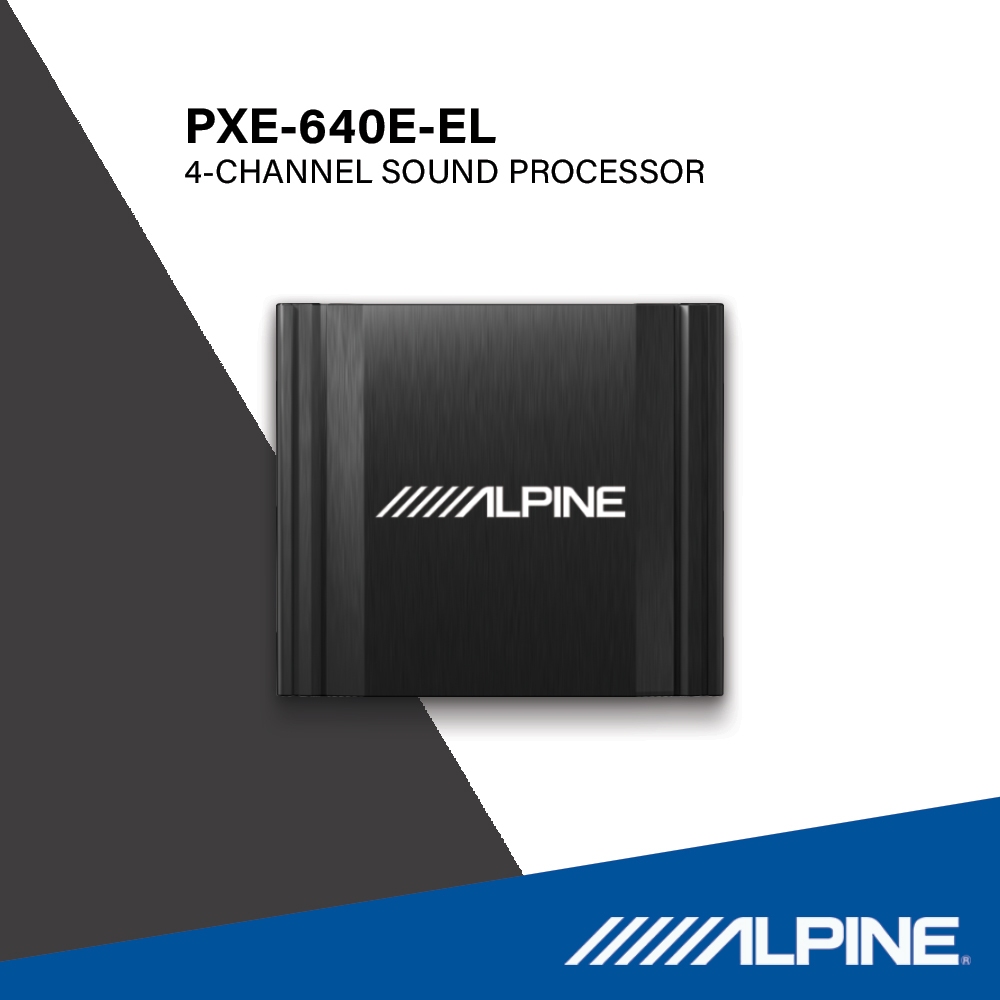 Alpine เครื่องปรับแต่งเสียง PXE-640E-EL (PU00121A01) DSP รุ่น EL-series ...