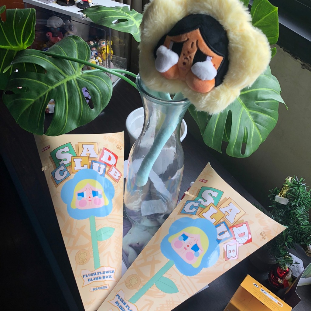 [Crybaby] ตุ๊กตาดอกไม้ Crybaby sad club Plush blind box flower แบบเช็ค ...