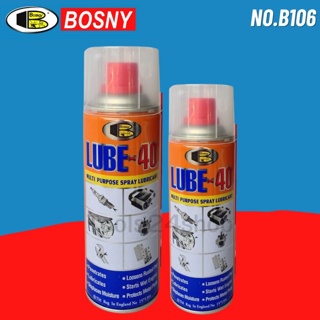 BOSNY สเปรย์หล่อลื่น LUBE-40 No.B106 (200/400 cc.) | Shopee Thailand