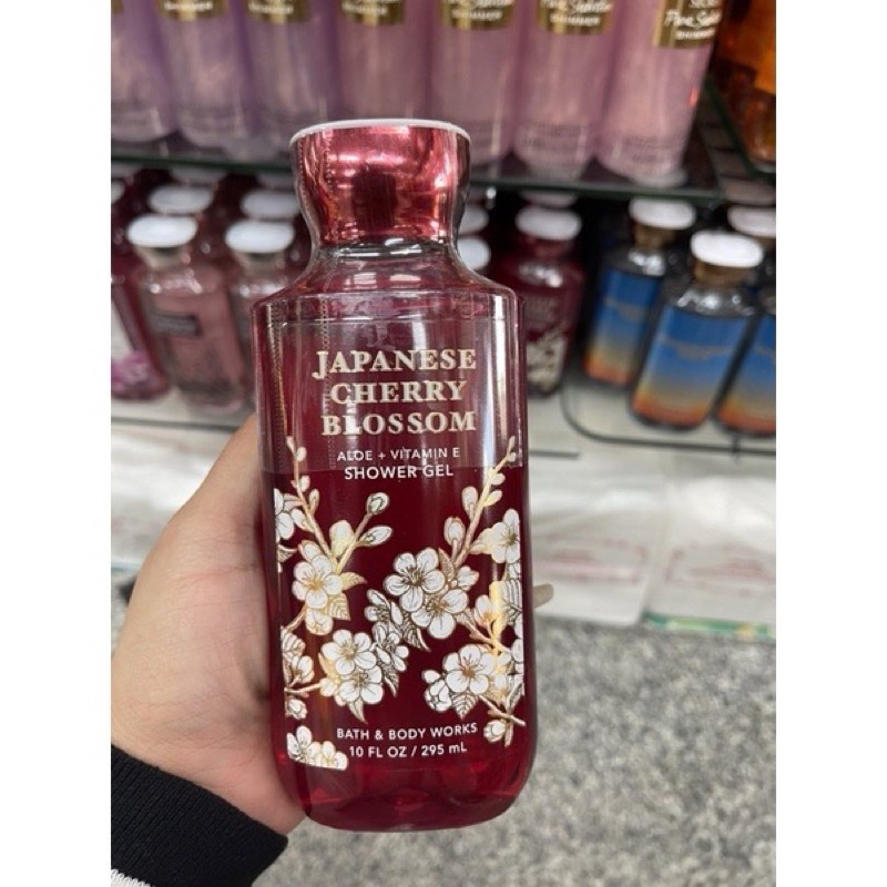 Bath & Body Works Japanese Cherry Blossom Shower Gel 295ml. แท้ | Shopee Thailand