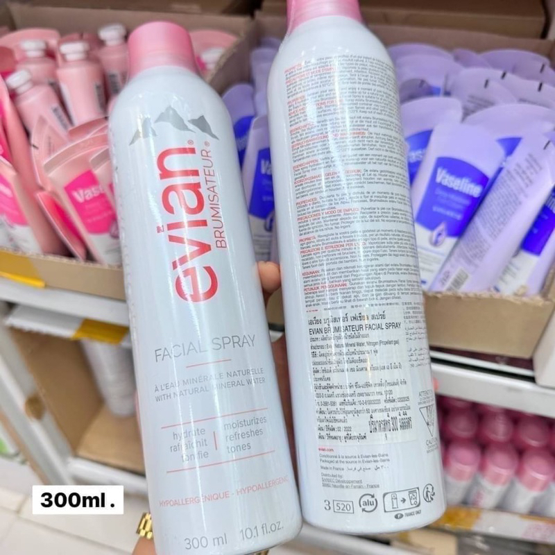 Evian Natural Mineral Brumisateur Facial Spray | Shopee Thailand