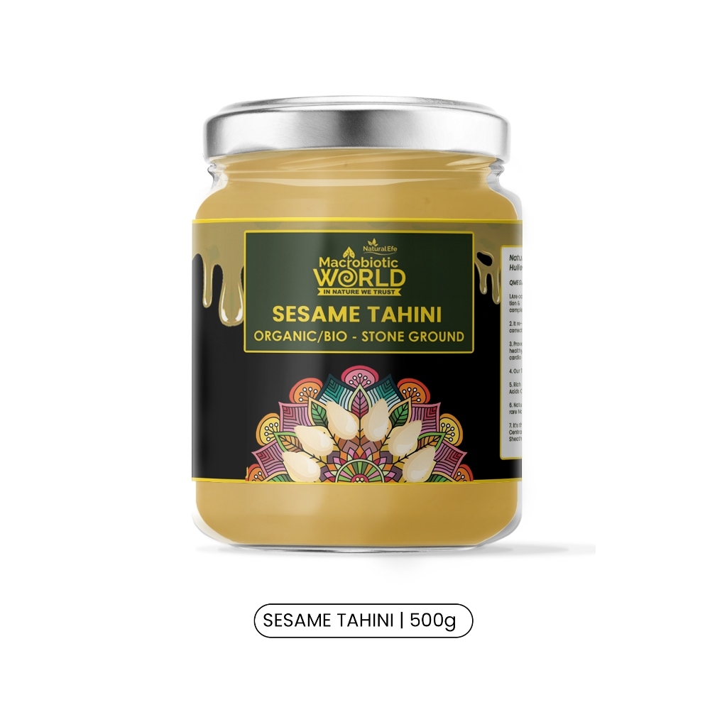 Organic Tahini Bio Regenerative White Sesame Stone Ground - ซอสครีมทา ...