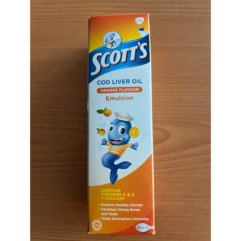 น้ำมันตับปลา scotts 200 ml exp 21/3/25 | Shopee Thailand