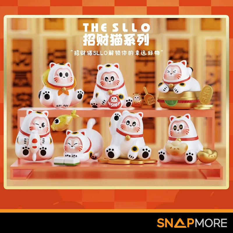 THE SLLO FORTUNE CAT SERIES Blind Box [HIDDEN WOOO] [SLLO Manekineko ...