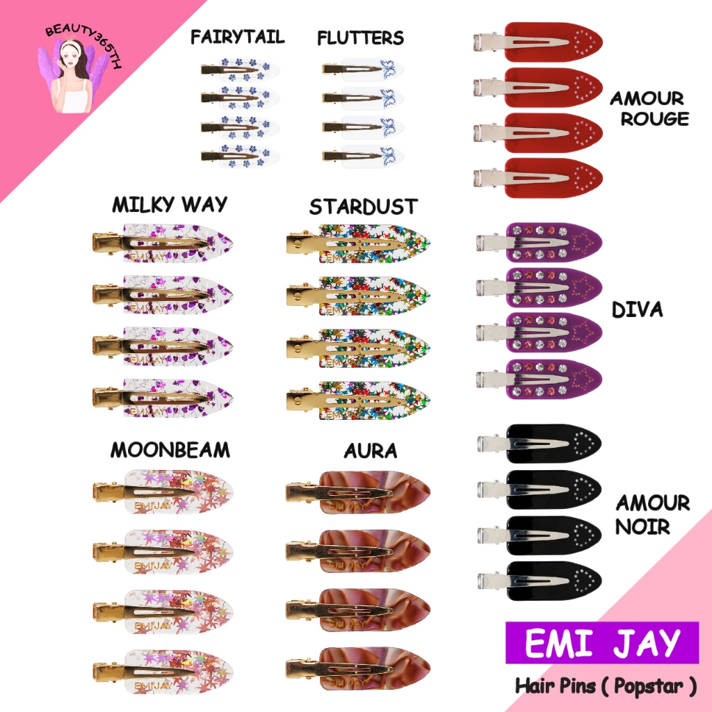 🌈พร้อมส่ง🌈 Emi Jay Hair Pins (Pop Star) :ของแท้💯%เท่านั้นค่ะ | Shopee ...