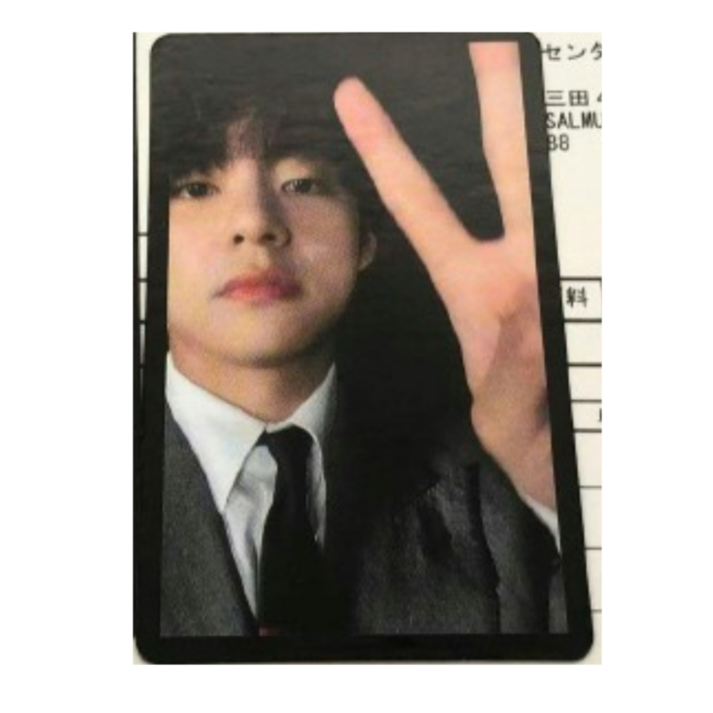 BTS V proof UMS JPFC LIMITED OFFICIAL PHOTO CARD | Shopee Thailand