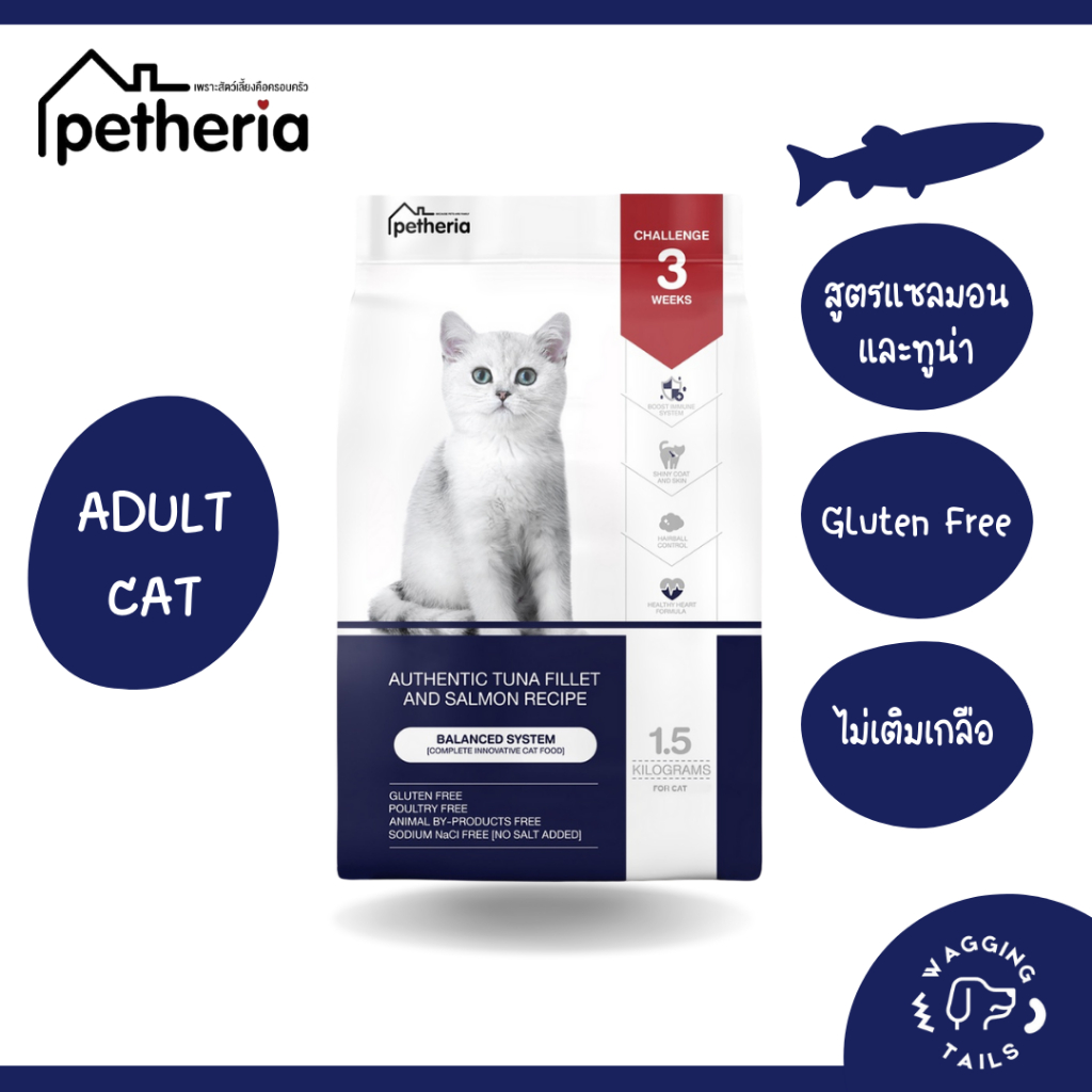 [หมดอายุ 6/25] ถูกสุดในชอปปี้ Petheria อาหารแมว สำหรับแมวทุกช่วงวัย ...