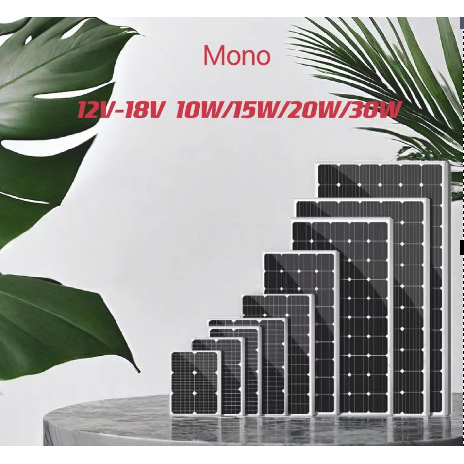 18V 10W 20W 30W MONO SOLAR PANEL | Shopee Thailand