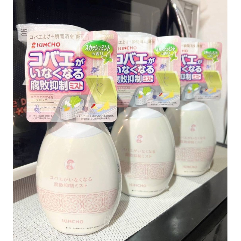 สเปรย์ฉีดดับกลิ่นขยะ และกำจัดแมลงวัน หมดปัญหาแมลงวันบินรบกวน Dainippon Pyrethrum KINCHO 250ml🇯🇵 ...