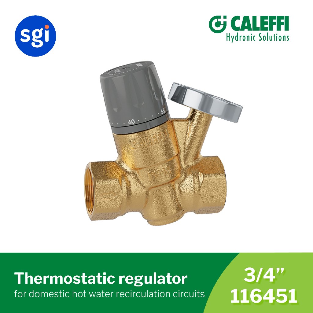 Caleffi Italy - Thermostatic regulator with temp gauge | Shopee Thailand