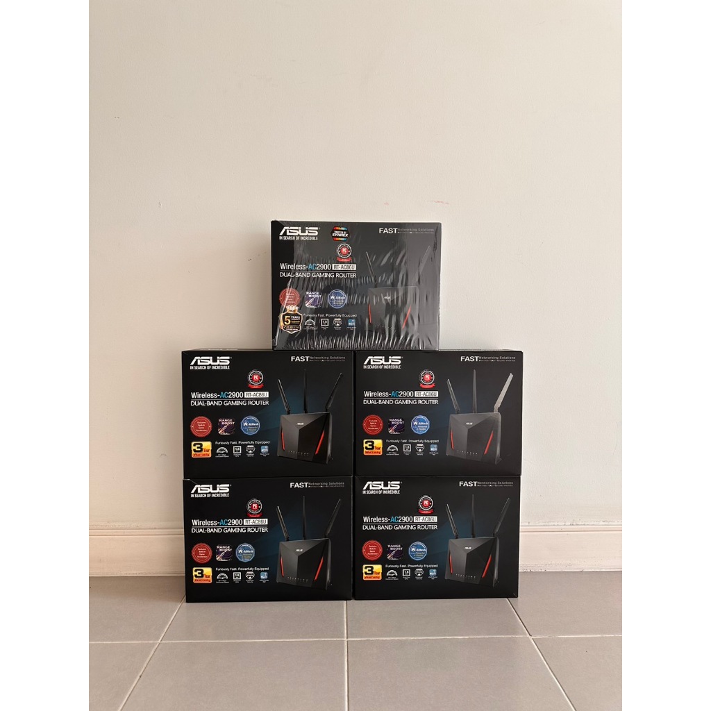 กล่องเปล่า Router ASUS (RT-AC86U) Wireless AC2900 Dual Band Gigabit ...