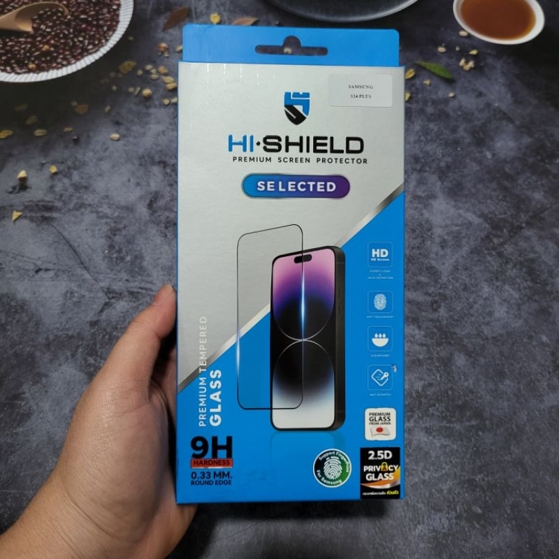 HiShield ฟิล์มกระจก Samsung S24 Ultra/S24 Plus/S24 กระจกกันมอง 2.5D HD Privacy Glass รองรับการ ...