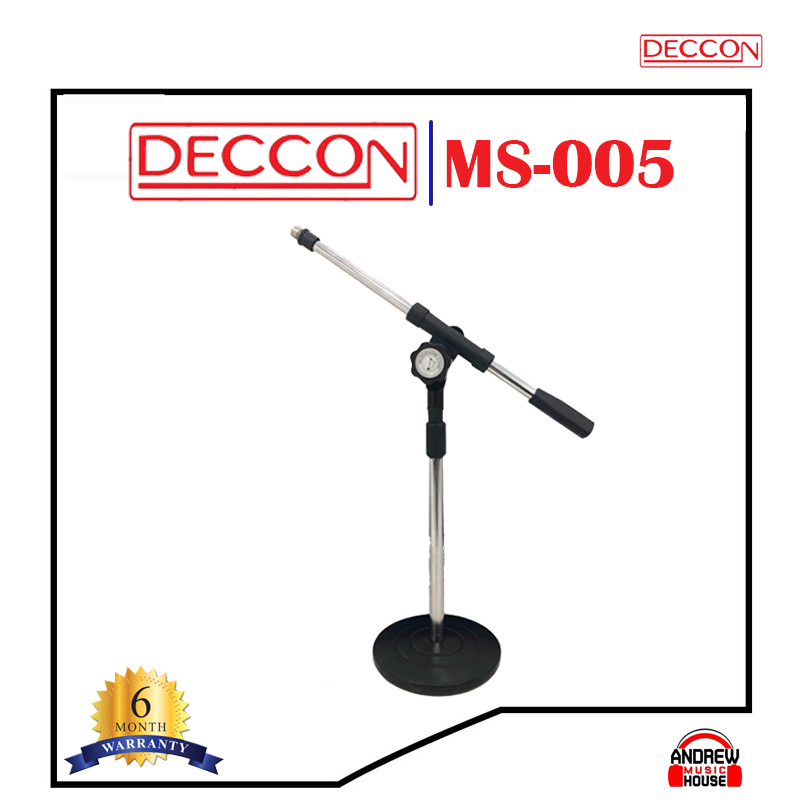 Deccon รุ่น-MS-005 ขาตั้งไมค์โครโฟน ขาตั้งไมค์ตั้งโต๊ะ | Shopee Thailand