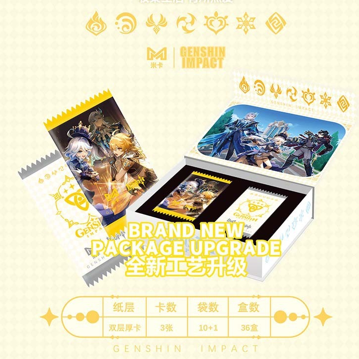 [Mika] Genshin imapct Card vol.1 การ์ดสะสมเกมส์เกนชินอิมเเพค | Shopee ...