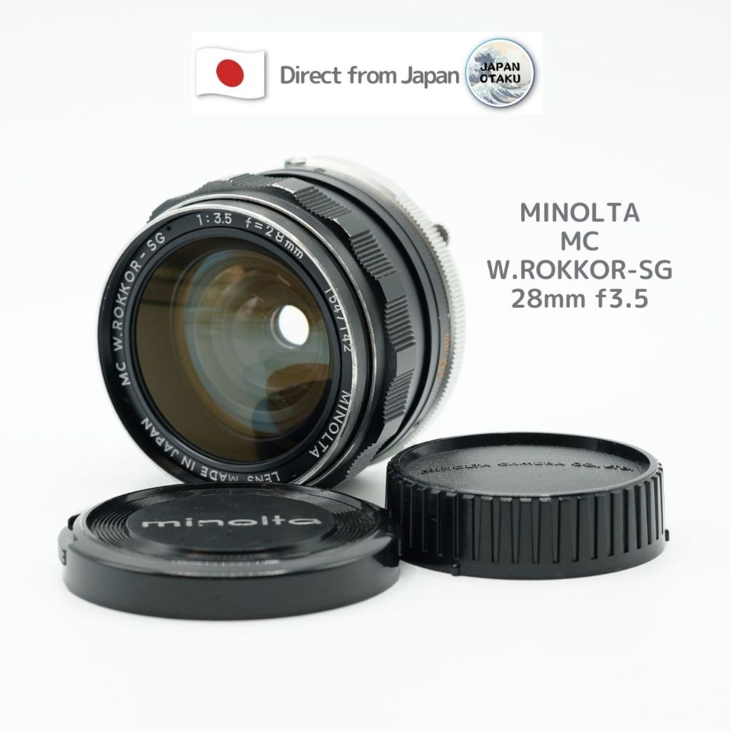 [Used in Japan] " Vintage Lens " MC W.ROKKOR-SG 28mm f/3.5 Minolta Released in Japan | Shopee ...