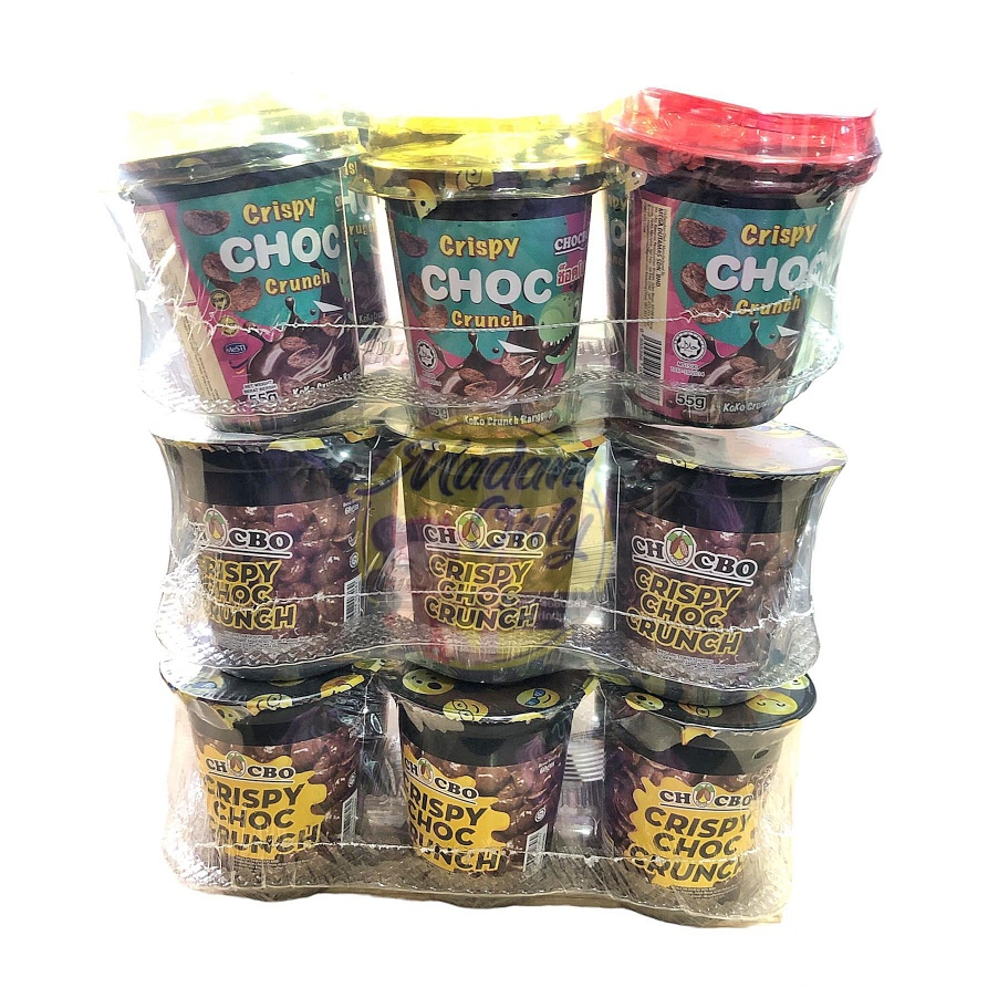 (ยกเเพค6ถ้วย) พร้อมส่ง CHOCBO CHOC CRUNCH มินิโกโก้ ครั้นช์ ปริมาณ 55 ...
