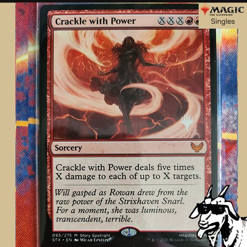 [MTG][Single][STX] Crackle with Power (Promo) ระดับ Mythic [ภาษาอังกฤษ ...