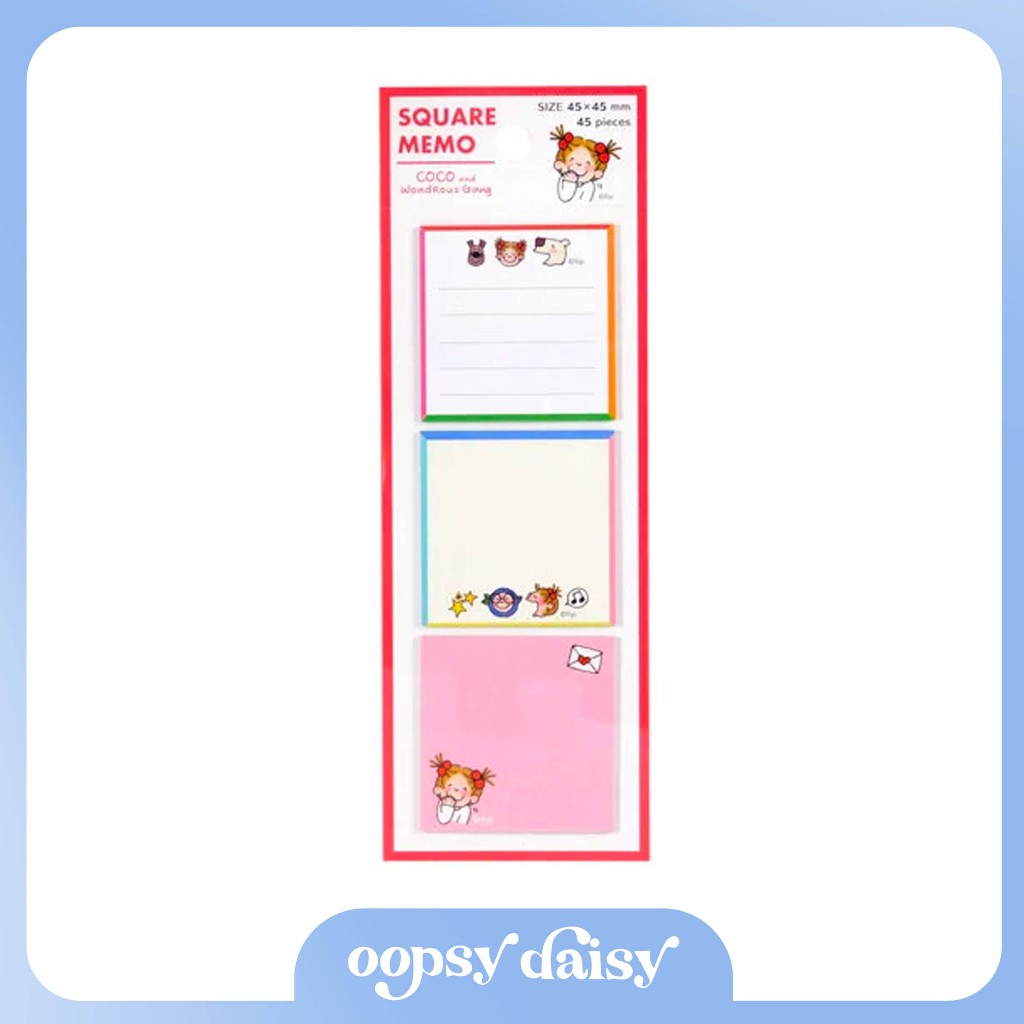 [พร้อมส่ง/ของแท้] กระดาษโน้ตและโพสท์อิท Coco and Wondrous Gang Coco ...