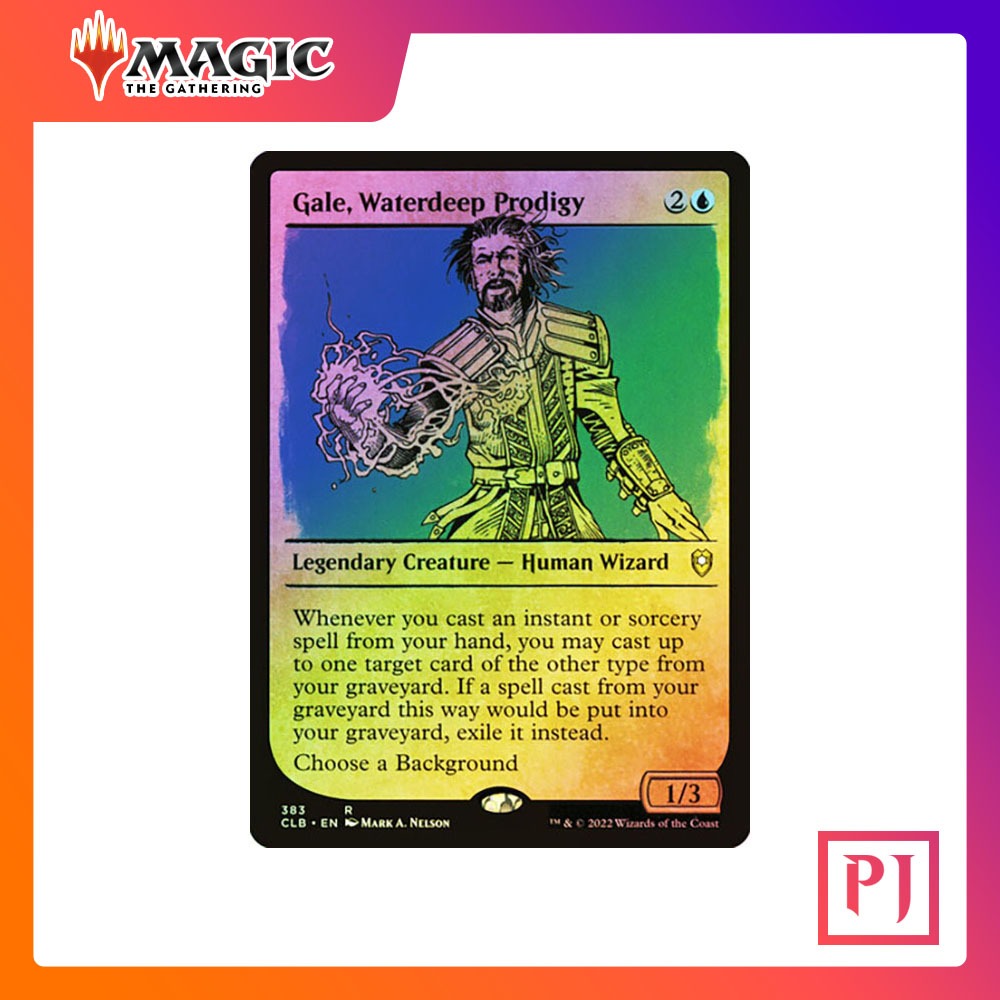 [MTG] Gale, Waterdeep Prodigy (Showcase) [CLB] [BLUE] [RARE] [FOIL ...