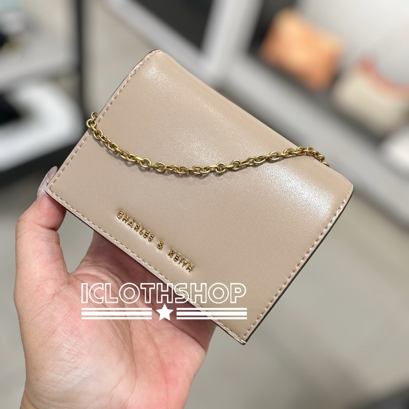 CHARLES & KEITH : CK6-10680910 size.XXS กระเป๋าสตางค์มีสายสะพายยาวค่ะ ...