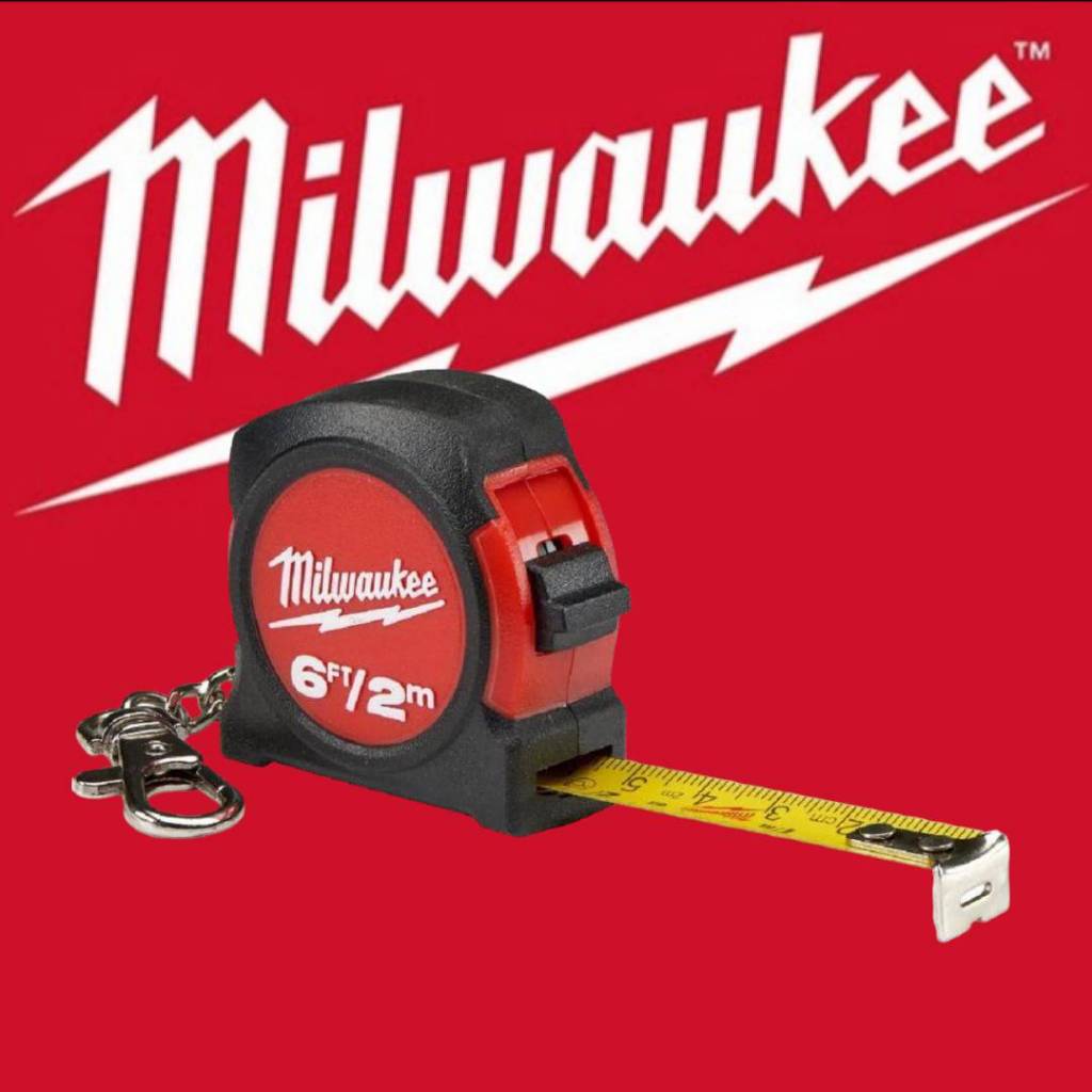 MILWAUKEE ตลับเมตร พวงกุญแจ 2 เมตร / 6 ฟุต 48-22-5506 Keychain Tape ของ ...