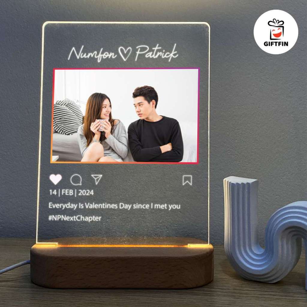 GiftFin โคมไฟอะคริลิค led แบบ Instagram IG ของขวัญให้แฟน Birthday ...