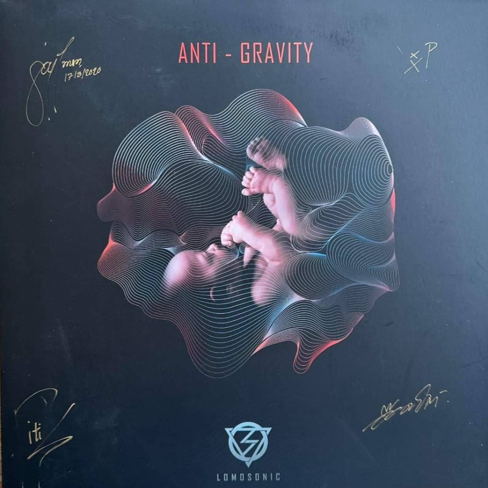 แผ่นเสียง LP Lomosonic - Anti Gravity + ลายเซ็น แผ่นซีล ใหม่ ( รันนัม ...