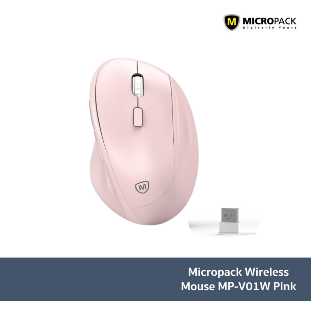 WIRELESS MOUSE (เมาส์ไร้สาย) MICROPACK OPTICAL WIRELESS MOUSE MP-V01W ...