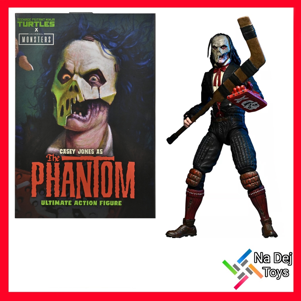 NECA TMNT Casey Jones as Phantom 7" Figure นินจาเต่า แคสซี่ย์ โจนส์ แฟน ...