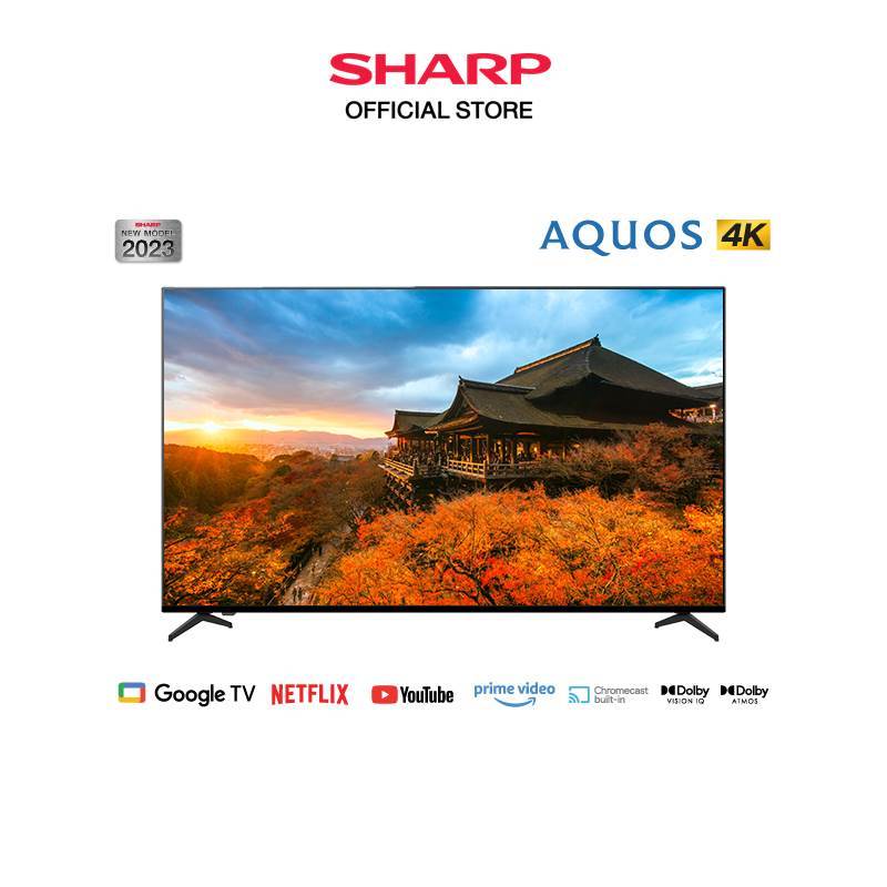 SHARP 4K Ultra HD Google TV รุ่น 4T-C55FJ1X ขนาด 55 นิ้ว | Shopee Thailand