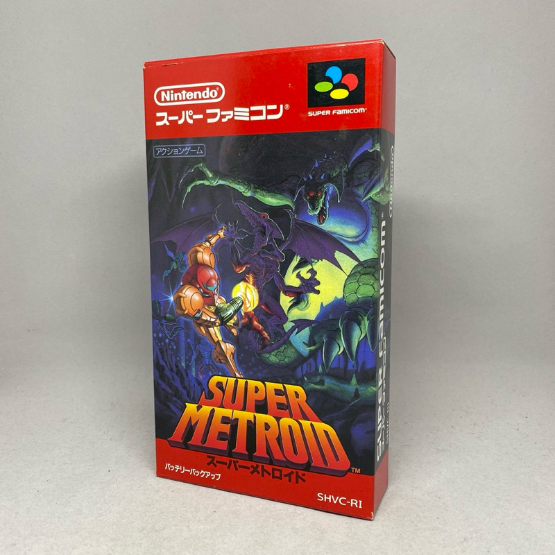 Super Metroid w/box | ตลับเกมส์แท้ครบกล่อง Nintendo Super Famicom ...