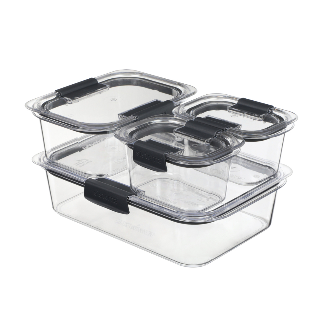 Sistema Brilliance 8 Piece Set ชุดกล่องเก็บอาหาร 8 ชิ้น รวมฝารุ่นบริล ...
