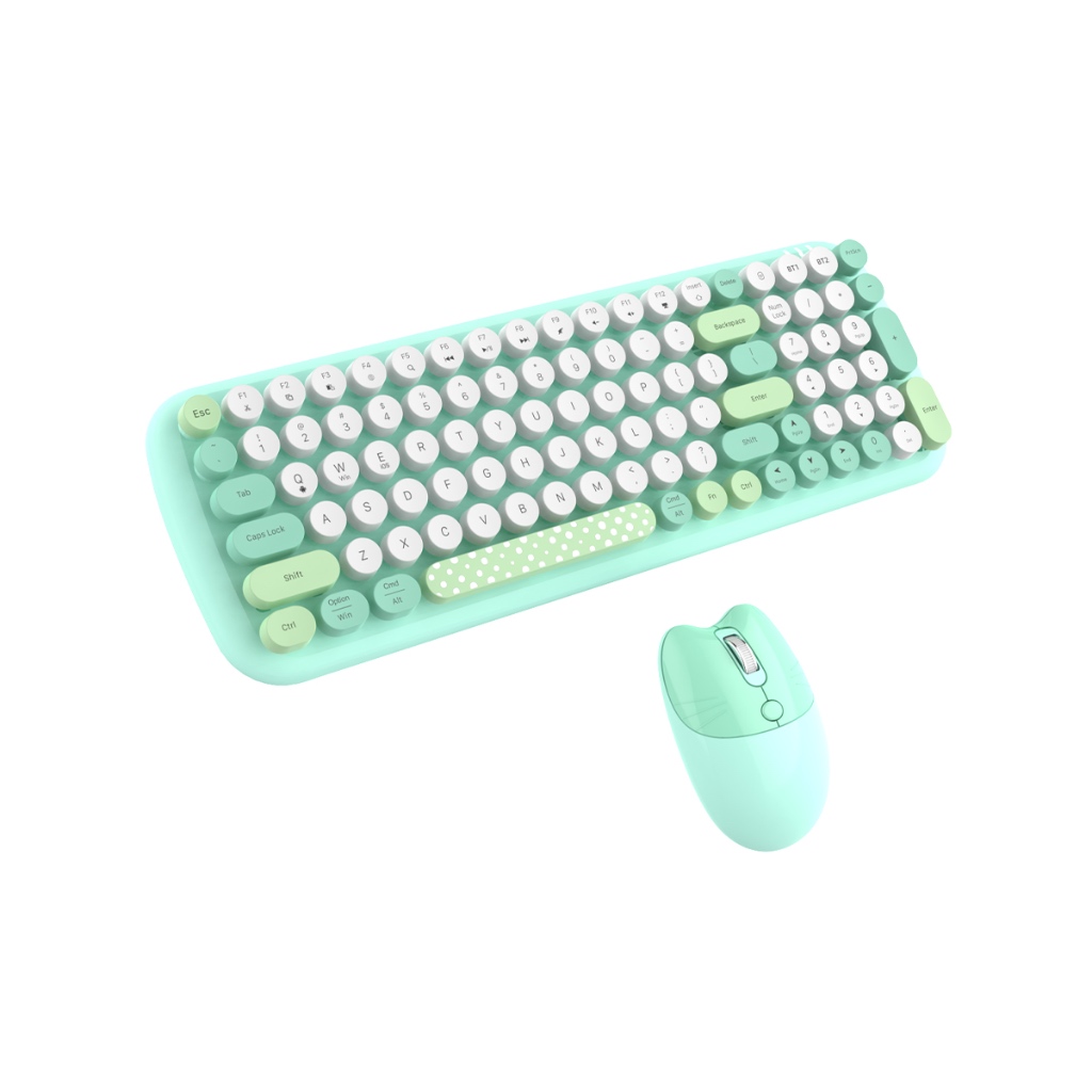 (แป้นอังกฤษ+ฟรีสติ๊กเกอร์ไทย) MOFii Candy PRO Dual Mode BT + 2.4Hz แป้น ...