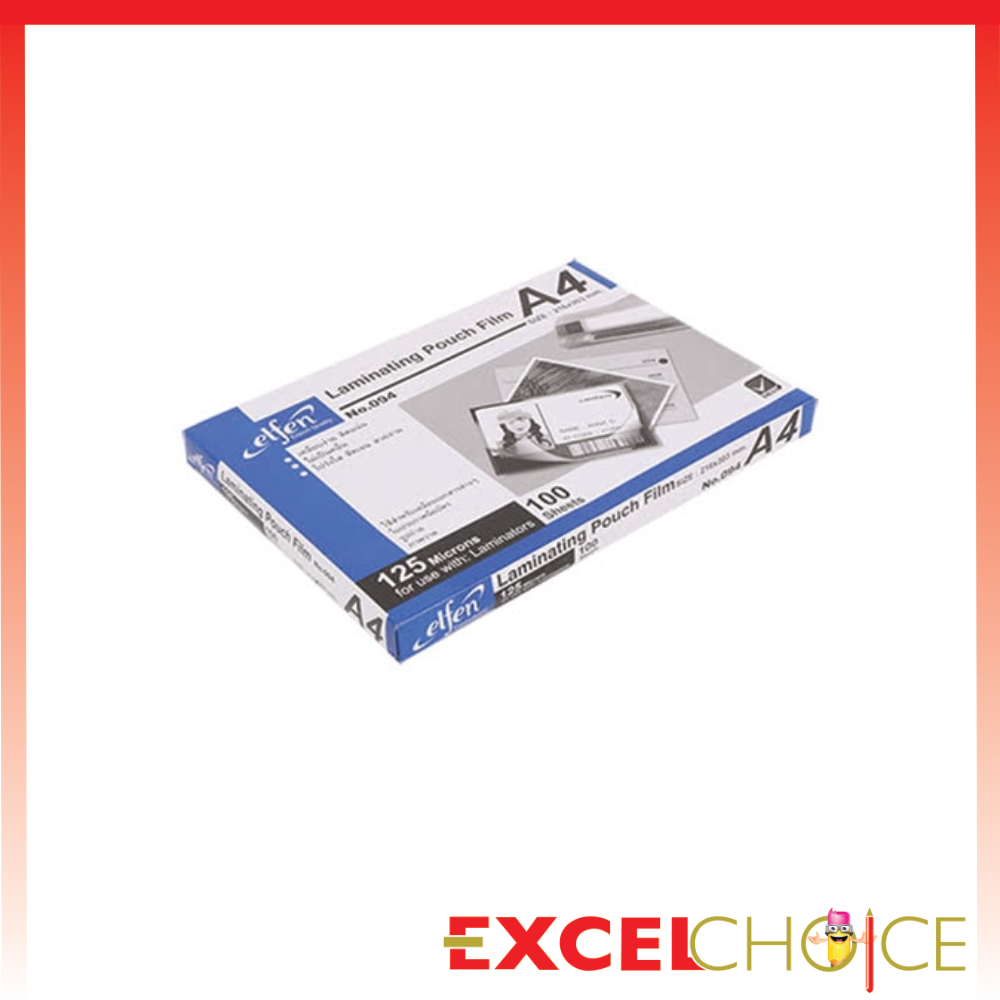 เอลเฟ่น ฟิล์มเคลือบบัตร 125 ไมครอน A4 Elfen | Shopee Thailand