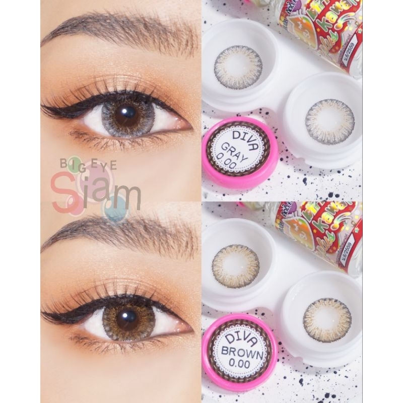 🍓Diva Gray/Brown 🍓🐱By Kitty Kawaii 🐱📌ค่าสายตาสอบถามได้ในแชทก่อนสั่งซื้อ ...