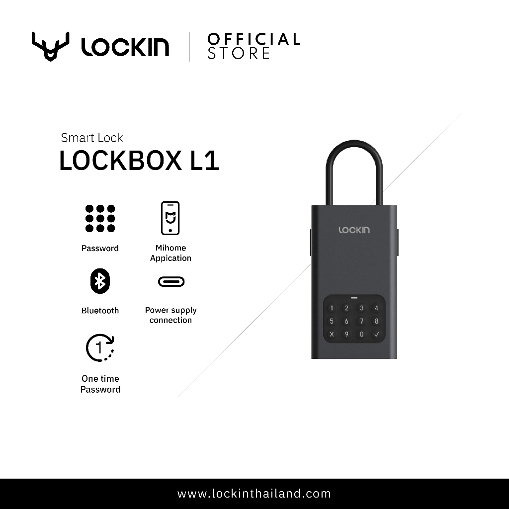 Lockin Smart Safe Lockbox L1 | Shopee Thailand