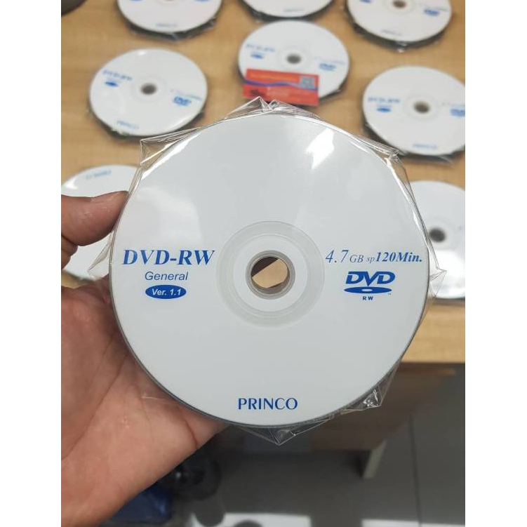 Princo ใหม่ (มี2รุ่น) CD-RW DVD-RW 80min. 700Mb (Pack 10เเผ่น)ออก ...