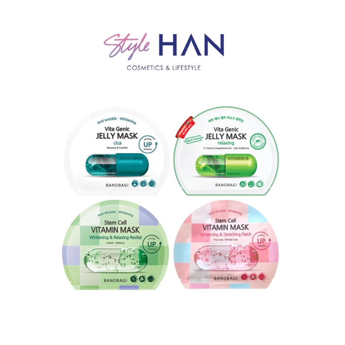 BANOBAGI Jelly Mask & Vitamin Mask 30ml. บาโนมากิ มาส์ก | Shopee Thailand