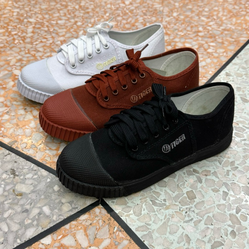 Tiger 205 รองเท้าผ้าใบสำหรับเด็กนักเรียน รองเท้าพละสำหรับเด็กนักเรียน ...