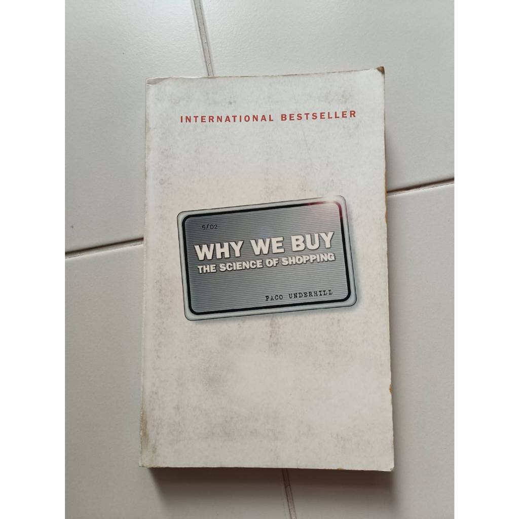 หนังสือภาษาอังกฤษ Why We Buy The Science of Shopping โดย Paco Underhill ... หนังสือภาษาอังกฤษ Why We Buy The Science of Shopping โดย Paco Underhill ...