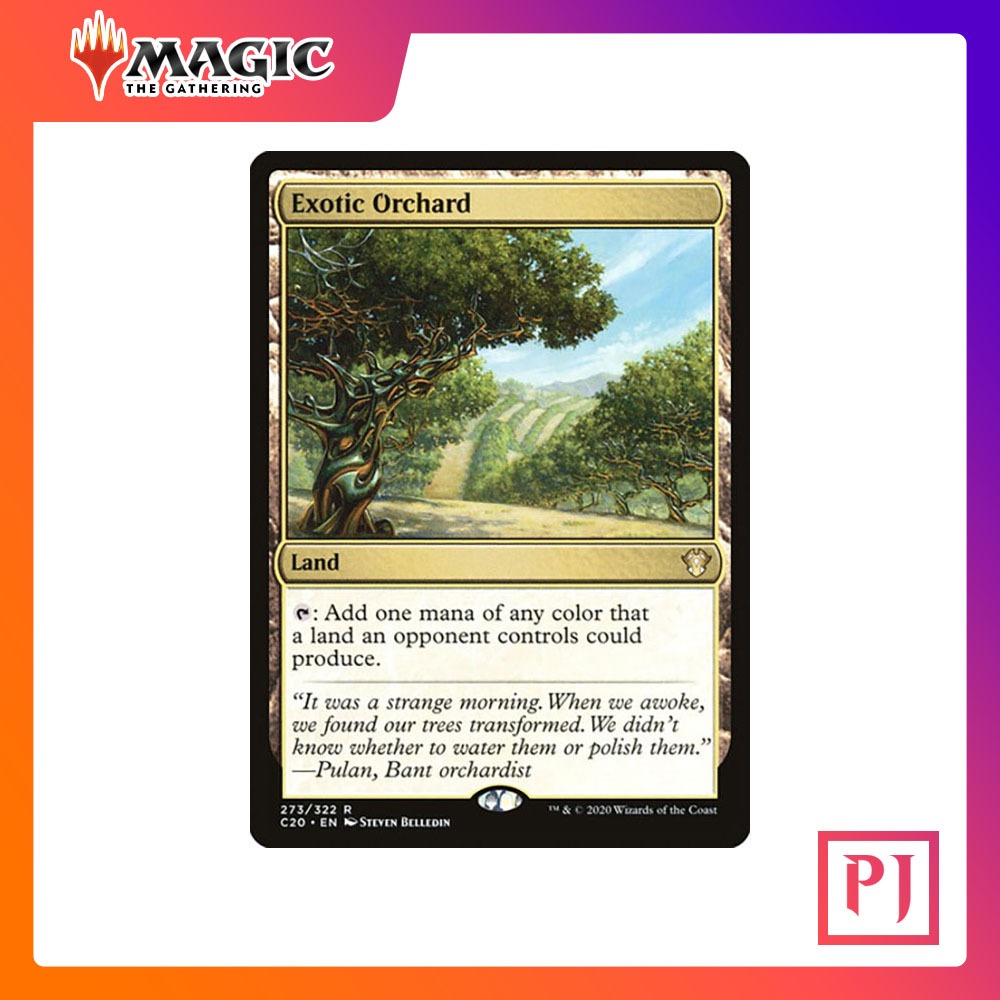 [MTG] Exotic Orchard [C20] [LAND] [RARE] [NORMAL] [ENG] (การ์ดเมจิค ...