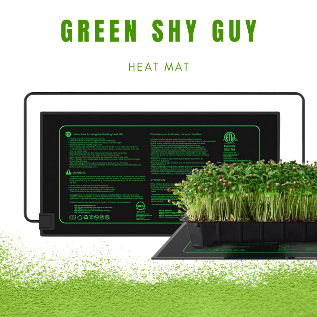 Seedling Heat Mat Hydroponic Heating Pad Waterproof Warming mat ขนาด 10 ...