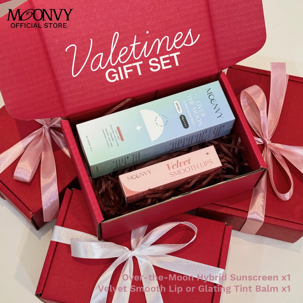 Premium Gift Set A: ครีมกันแดด+ลิป ของขวัญวาเลนไทน์/ตรุษจีน/ปีใหม่/คริส ...