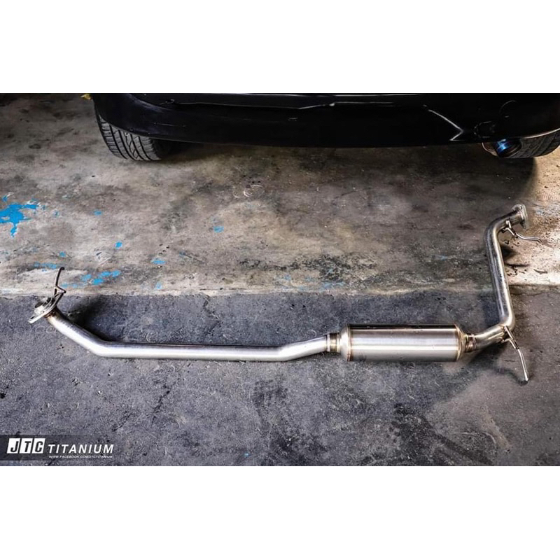 ท่อไอเสีย ท่อท่อนกลางมีพักซิ่งออโต้ Honda Jazz GE ปี07ถึง 2013 Jtc ...