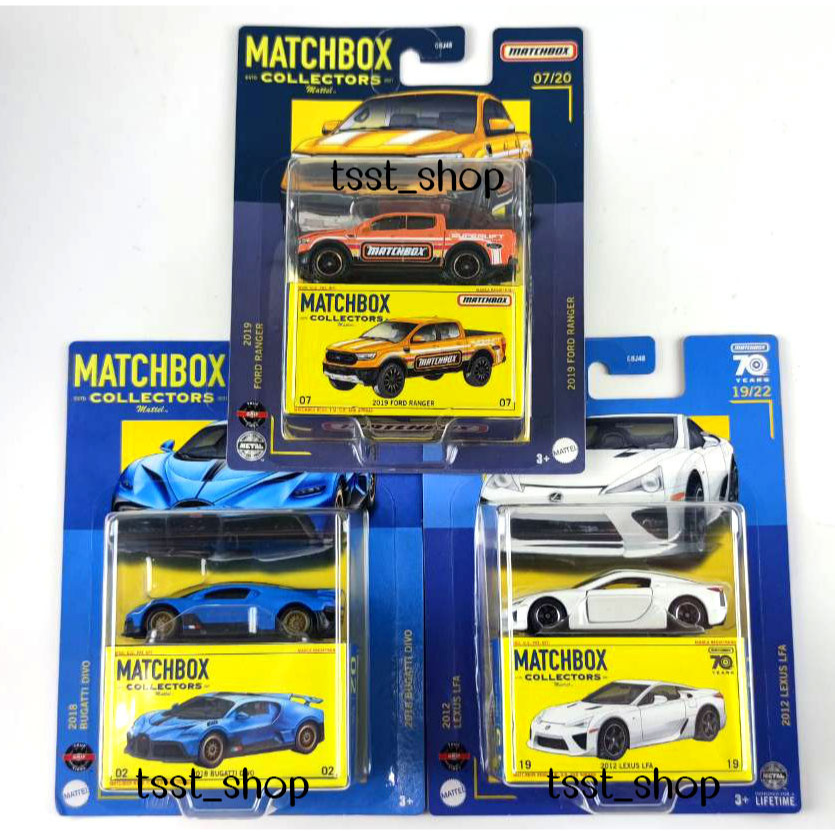 Matchbox Collectors 1/64 Bugatti/Ford/Lfa เลือกแบบได้ | Shopee Thailand