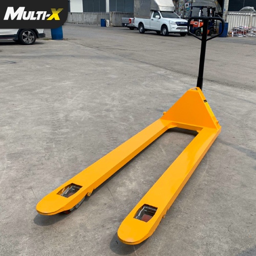 MULTI-X รถลากพาเลท งายาว 2 เมตร รุ่น HP3000 งายาว 2 เมตร รับน้ำหนัก 3000 กิโลกรัม | Shopee Thailand